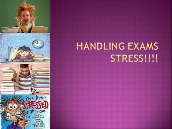 Examination stress ppt | PPT