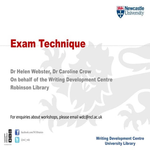 Exam technique | PPTX