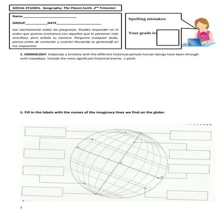 Exam the planet earth | DOCX | Geography | Science