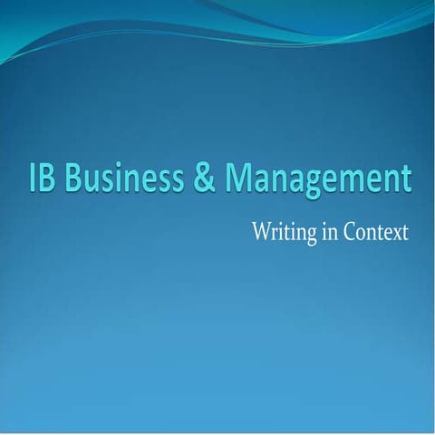 Exam Tips Writing In Context Pdf