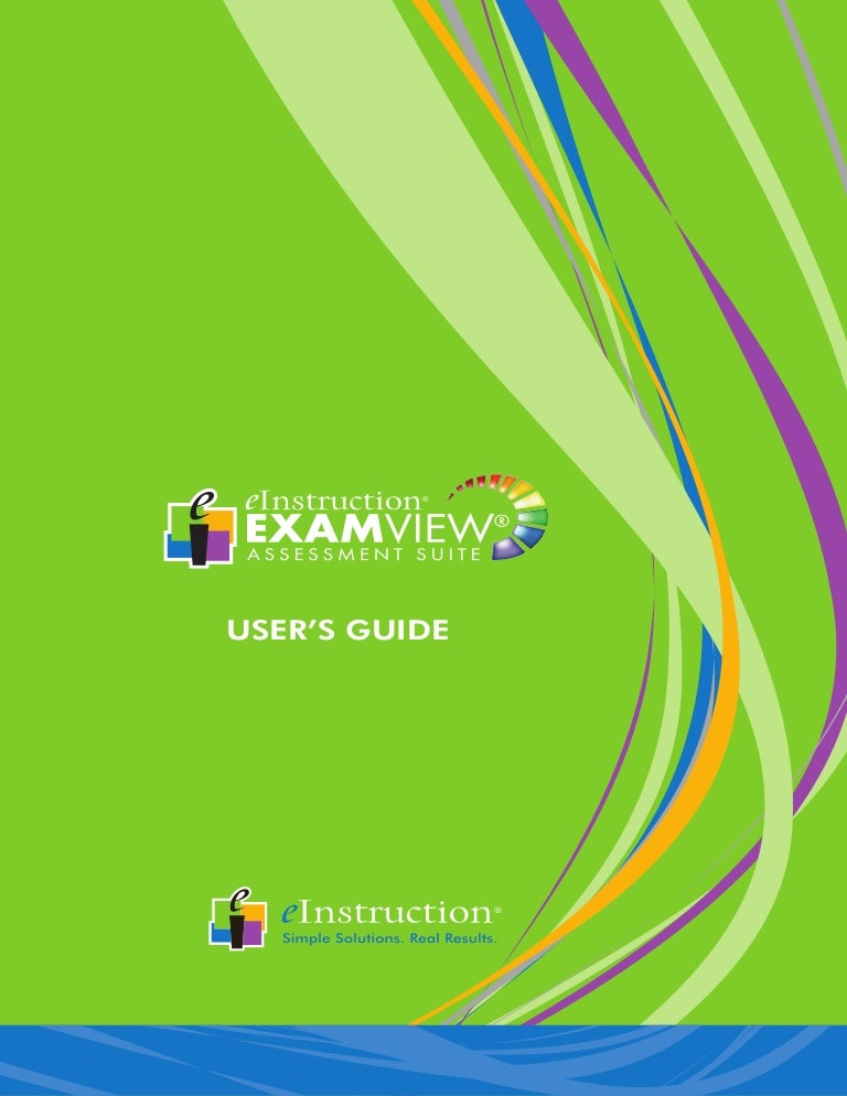 Examview assessment suite version 8.1 - pnatv