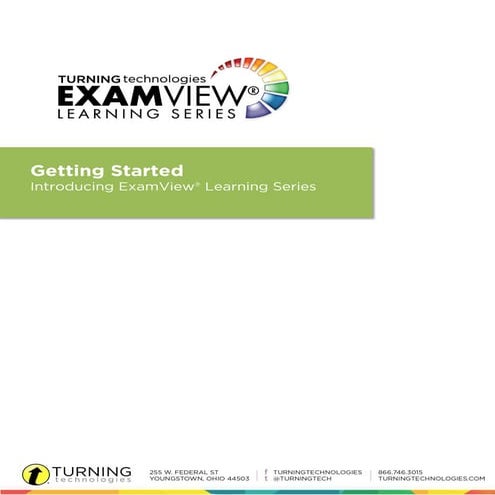 Examview ls getting starte dguide | PDF
