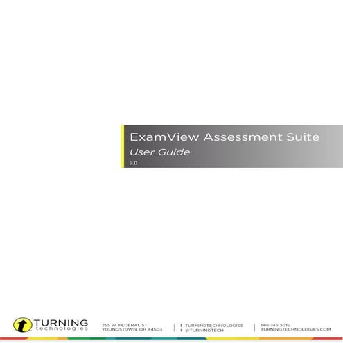 Exam view user guide v9 | PDF