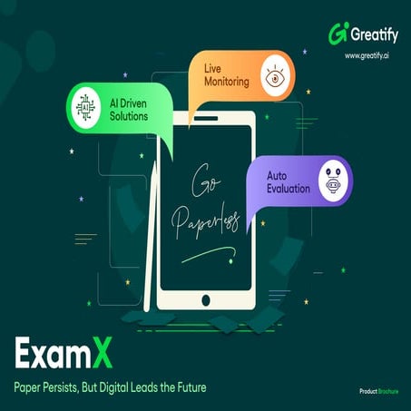 Greatify ExamX_Digital_EBrochure paperless campus | PDF