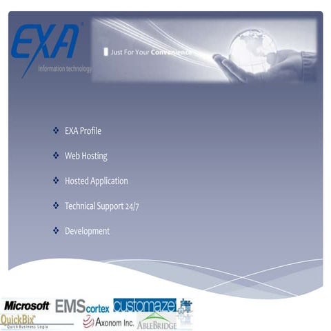 Exa profile & products | PPT
