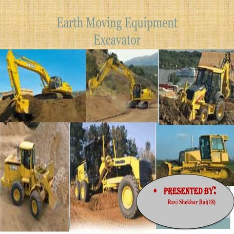 Exavator | PPTX | Civil Engineering Industry | Industries