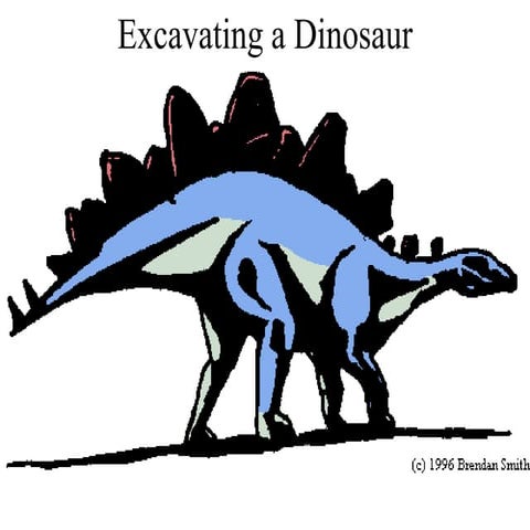 Excavating a dinosaur | PPT