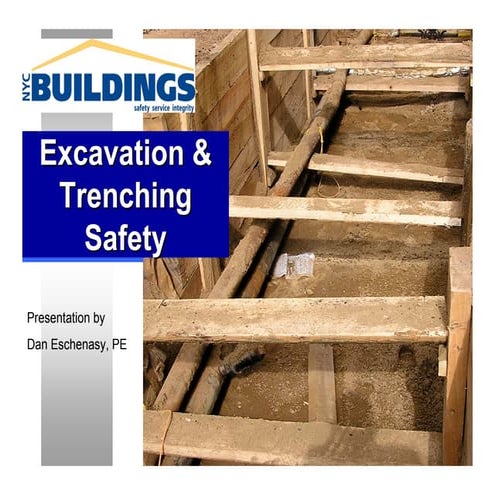 Excavation Safety Training Module 1 | PPT