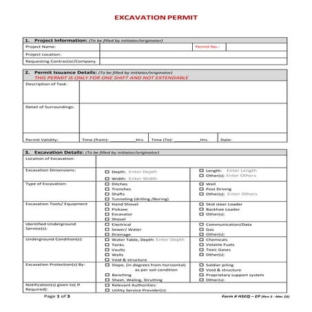 EXCAVATION PERMIT Form # HSEQ - EP Rev 3.docx