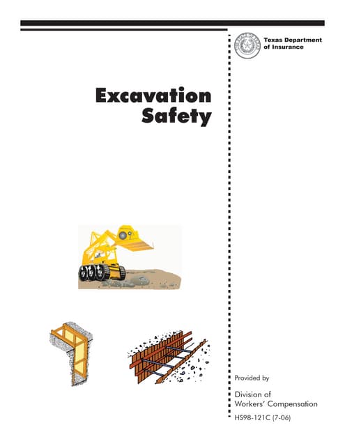 Excavation Safety Training Module 1 | PPT | First Aid | Injuries