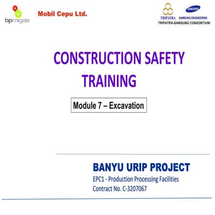 Excavation Safety Training Module 1 | PPT
