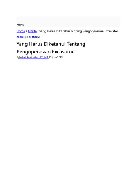 Disposal Pertambangan | PDF