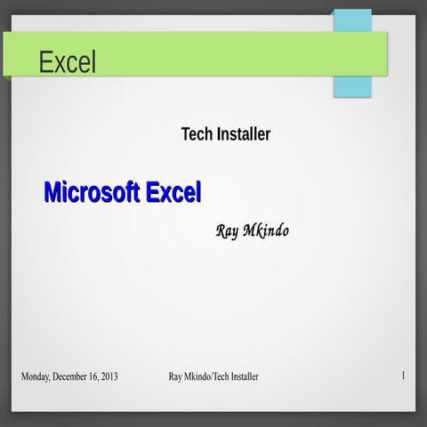 Excel | ODP