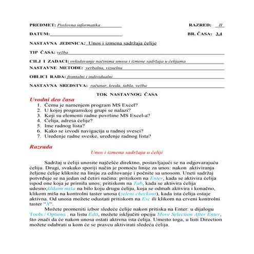 Excel priprema-34 | PDF