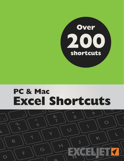 Exceljet excel shortcuts_160623 | PDF