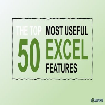 Excel-super-guide_features of microsoft excel | PPT