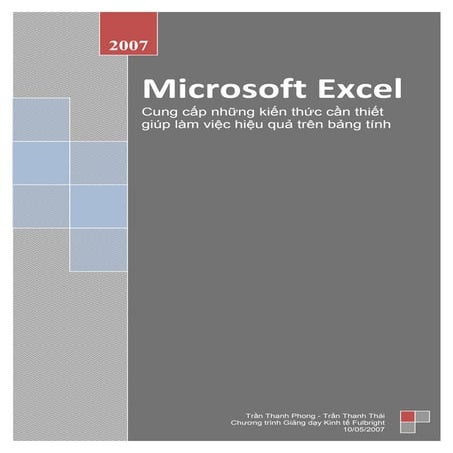 Excel 2007 | PDF