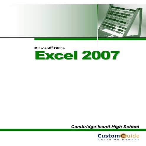 Ms office excel | PPTX