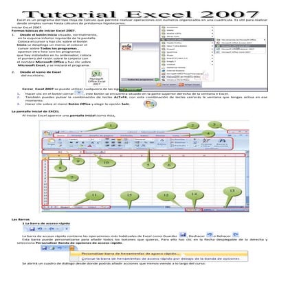 Excel 2007 tutorial aula clic | DOCX