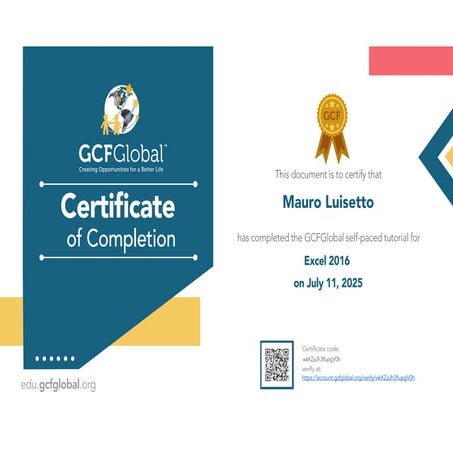 EXCEL 2016 CERTIFICATE GCF LUISETTO MAURO.pdf