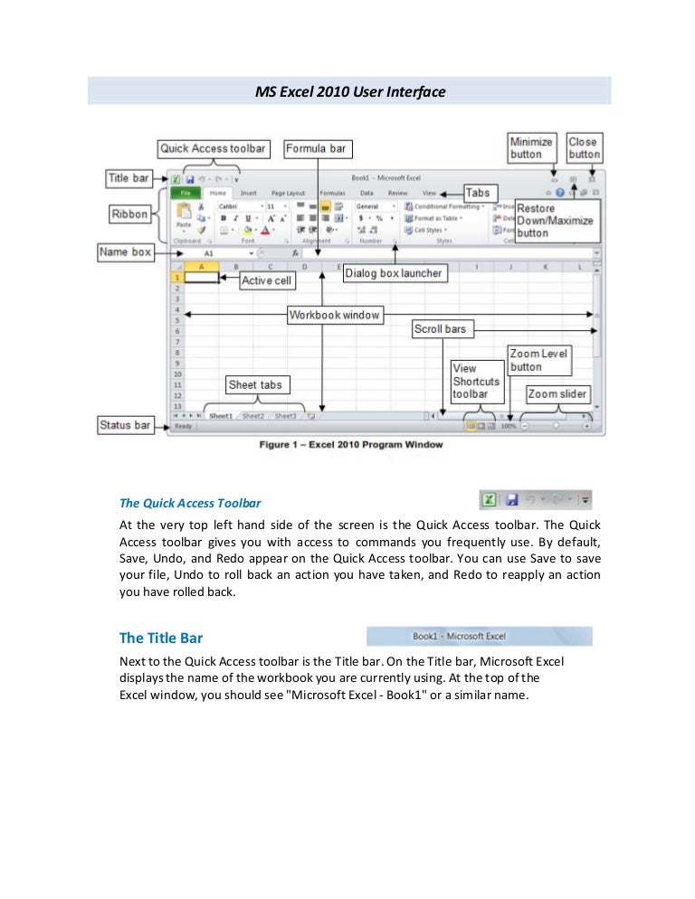 Ms Excel 2010 Tutorial 2 