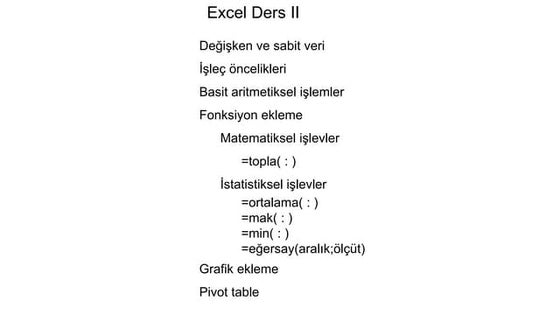 Kelime işlemci ders 2 | PPTX