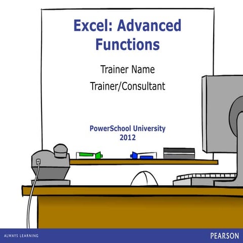 Excel Functions Formulas Prepared By Singh Institute Rk Puram Ppt