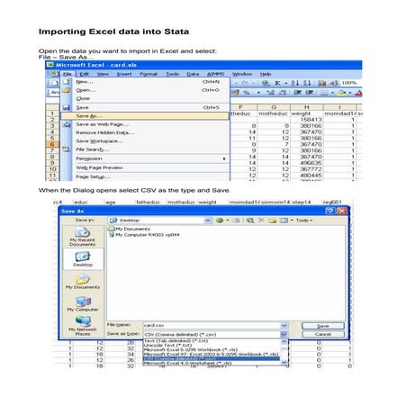 Excel import | PDF