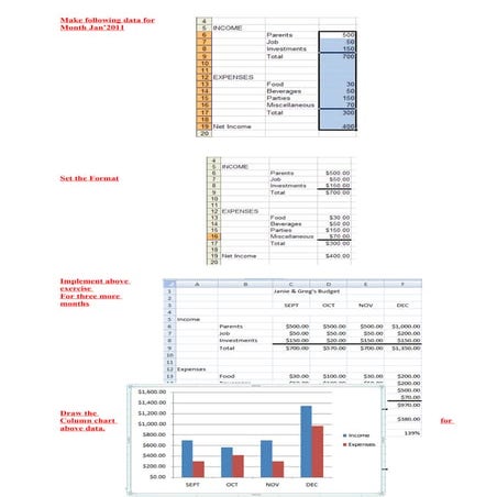Excel lab excercise | DOC