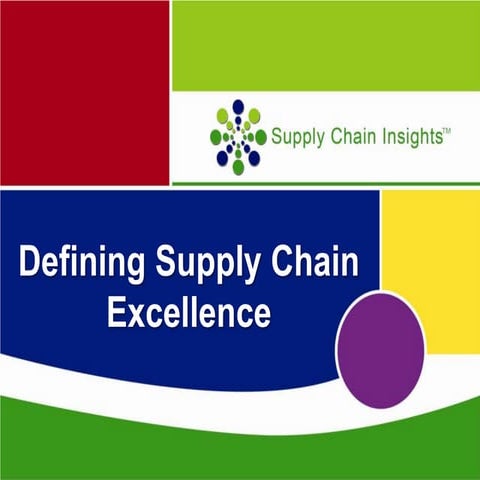 What is Supply Chain Excellence? A Closer Look at Industry Performance ...