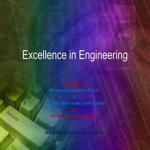Excellence in engineering | PPTX