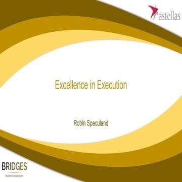 Keynote - Excellence in Execution | PPT