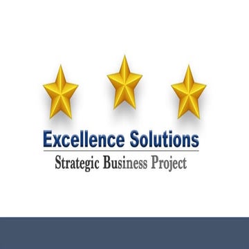 Excellence Solutions - PROJETO S&OP | PPT