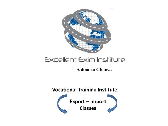 Export import classes | PPT Export import classes | PPT