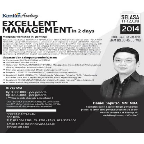 Excellent management | PDF