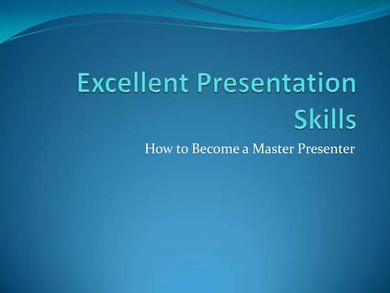 Public Speaking Skills | PPT