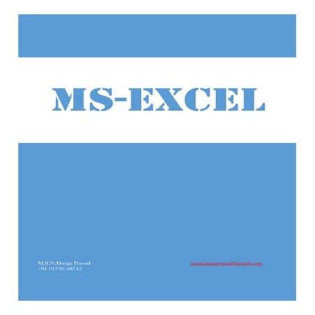 Excel material | PDF