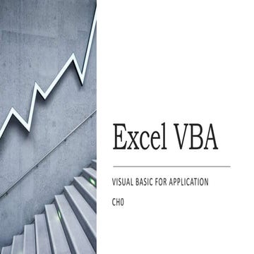 Excel vba ch0 | PPTX