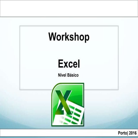 Excel workshop novo | PPT