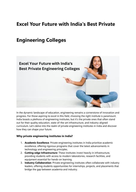 Indian parents have highly thought of the engineering industr1.ppt | Education industry | Industries