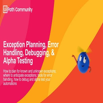 Exception Handling in UiPath.pptx
