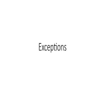 Exceptions Pythonpptx Runtime Errors Handling Ppt 1735