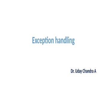 Comprehensive Guide to Exception Handling in Java Programming | PPTX