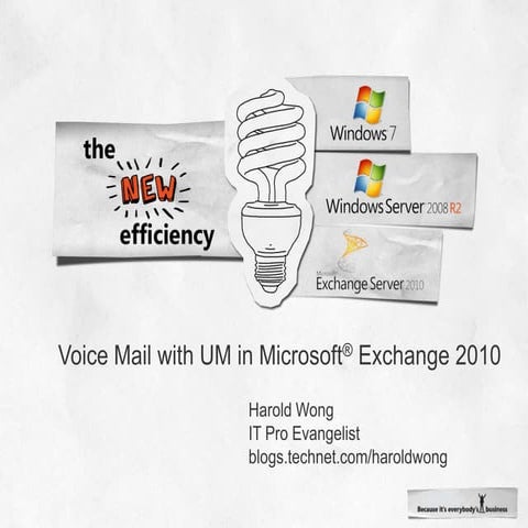 Exchange 2010 Unified Messaging | PPTX