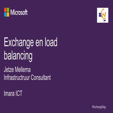 Exchange en load balancing | PPT