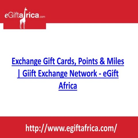 Exchange Gift Cards, Points & Miles | Giift Exchange Network - eGift ...