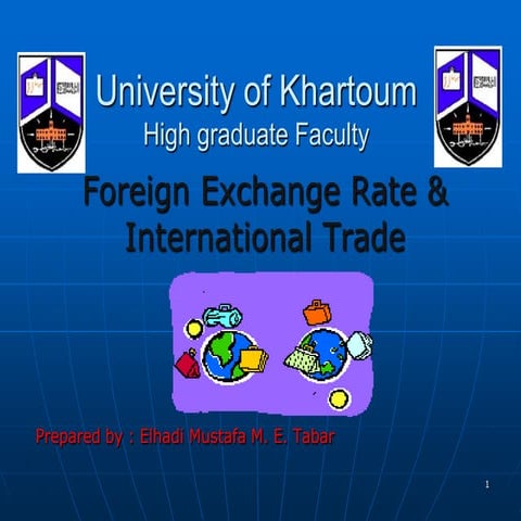 Exchange rate & international trade | PPTX