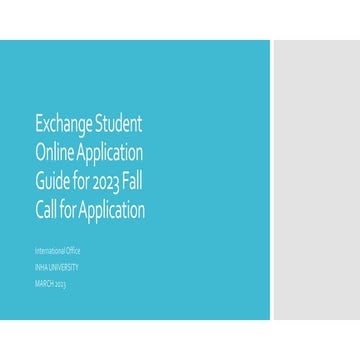 Exchange Student Application Guide for 2023 fall.pptx
