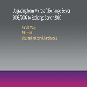 Top 15 Exchange Questions that Senior Admin ask - Jaap Wesselius | PDF