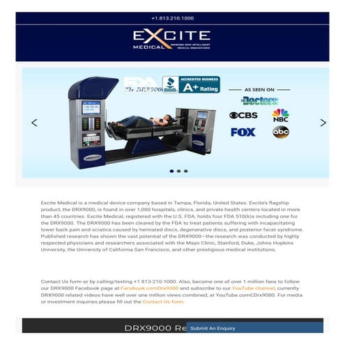 drx9000 spinal decompression | PDF